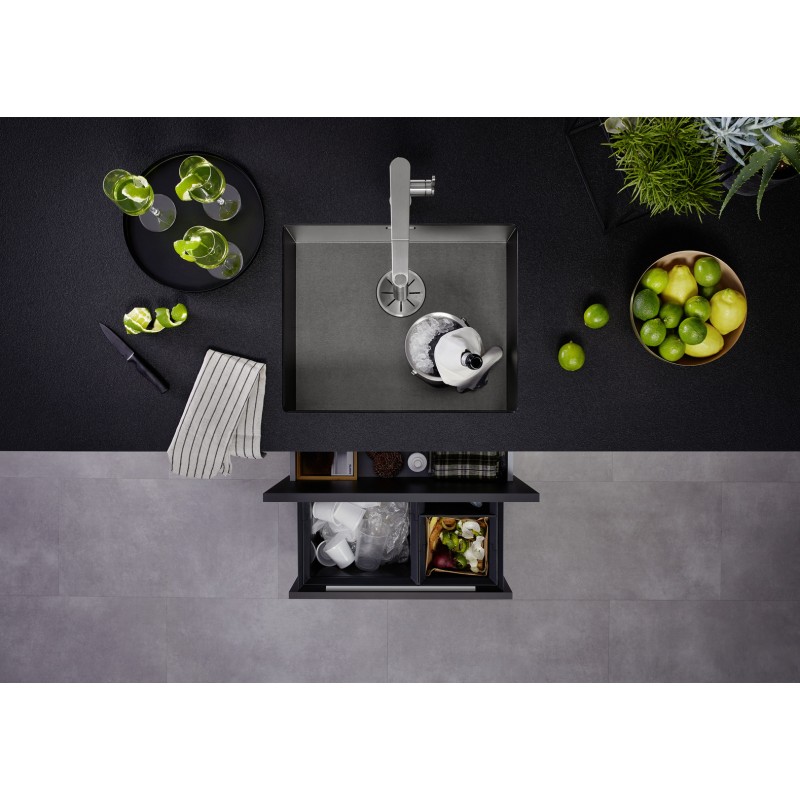 ZEROX 500-U Dark Steel 526243 Pomivalno korito BLANCO - Opremacenter