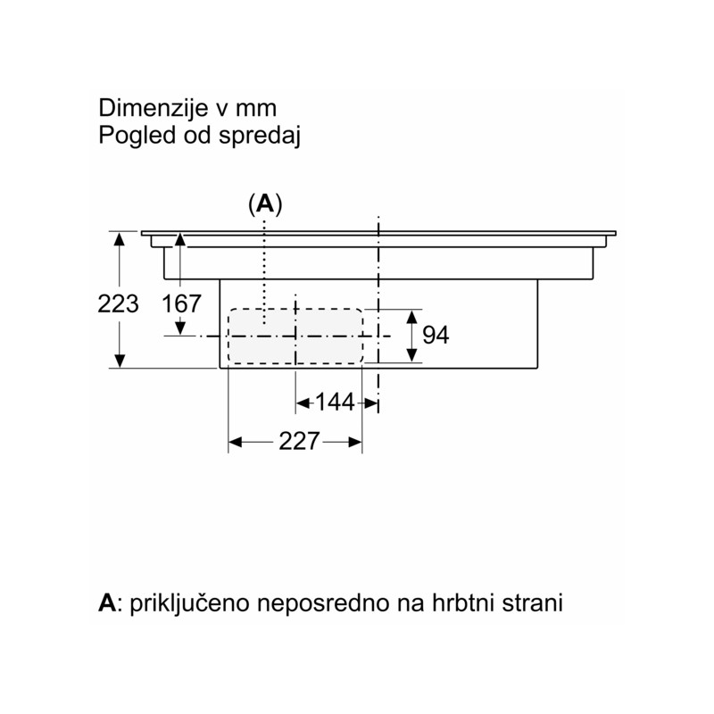 Indukcijska kuhalna plošča z integrirano napo BOSCH PXX895D66E Seire 8 ...