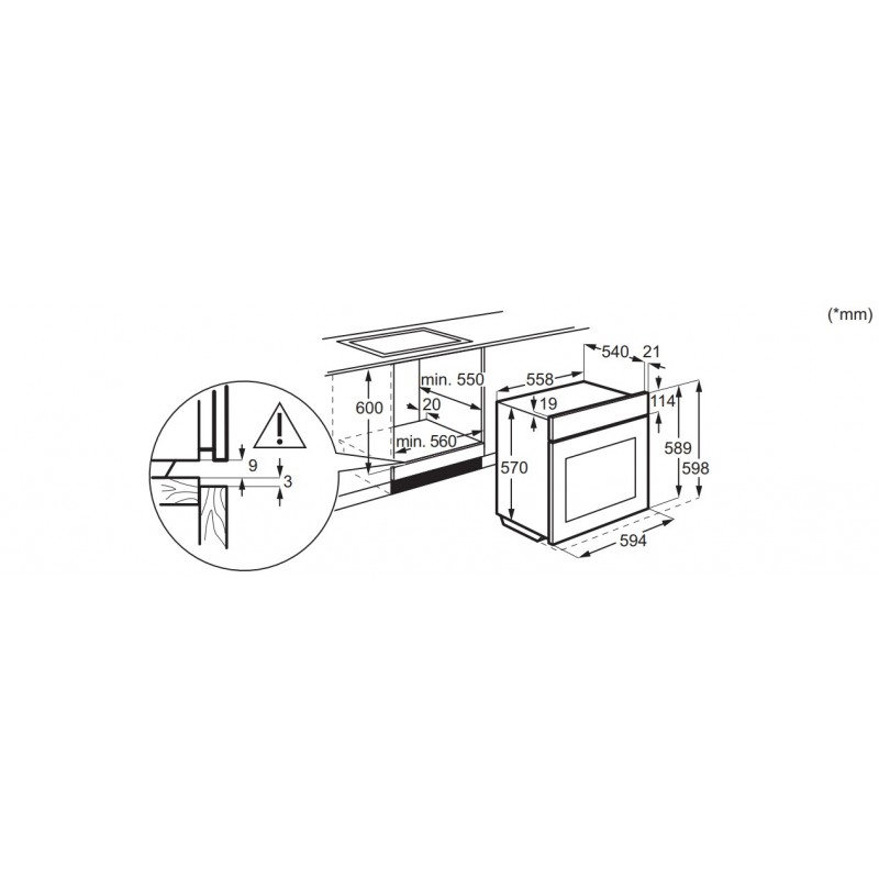 Vgradna pečica ELECTROLUX EOF6P76BX - Opremacenter